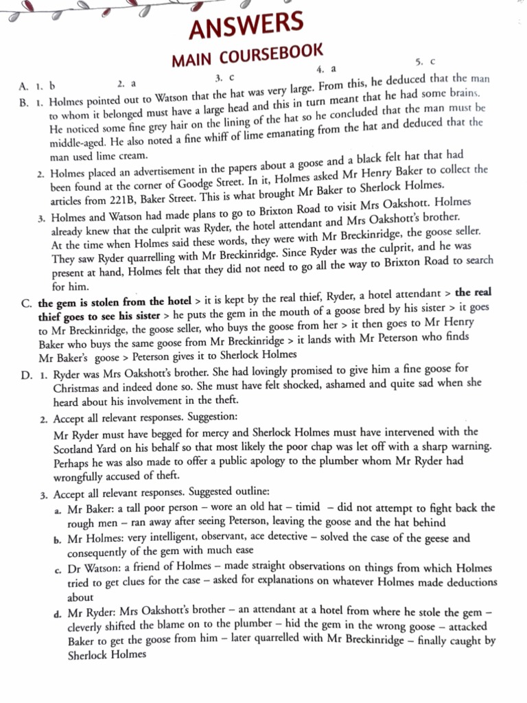 The Adventures of Blue Carbuncle | PDF