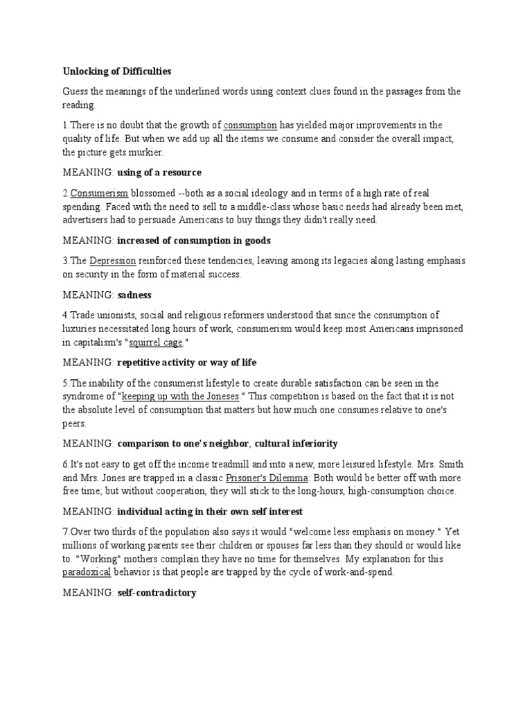 Assignment 5 | PDF | Consumerism | Economies