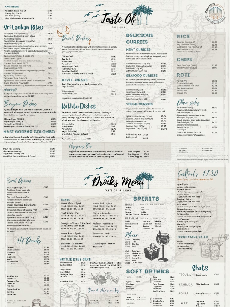 New Menu 2022 | PDF | Curry | Food Ingredients