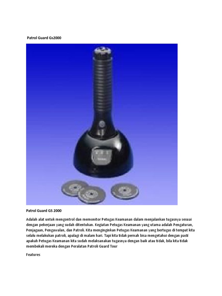 Patrol Guard Gs2000 | PDF
