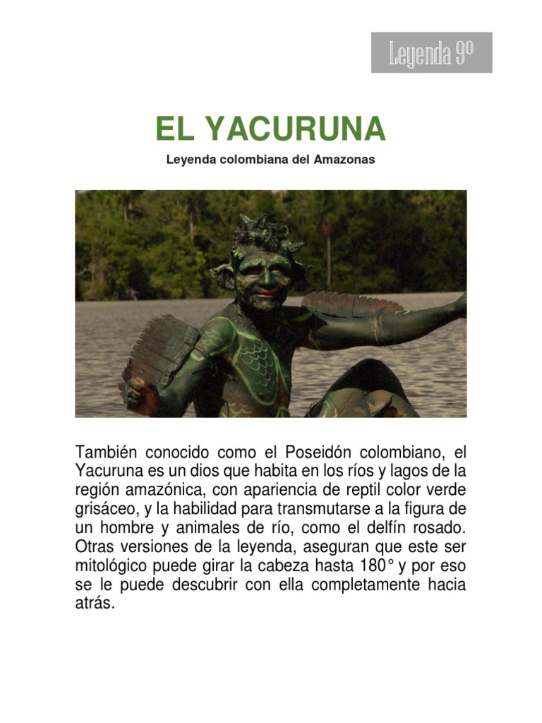 Leyenda del Yacuruna en el Amazonas | PDF