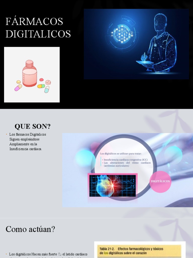 Fármacos Digitalicos | PDF