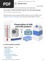 Flowchart of Milk Manufacturing Process | PDF | Milk | Dairy