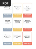 Jenga Questions | PDF | Wellness