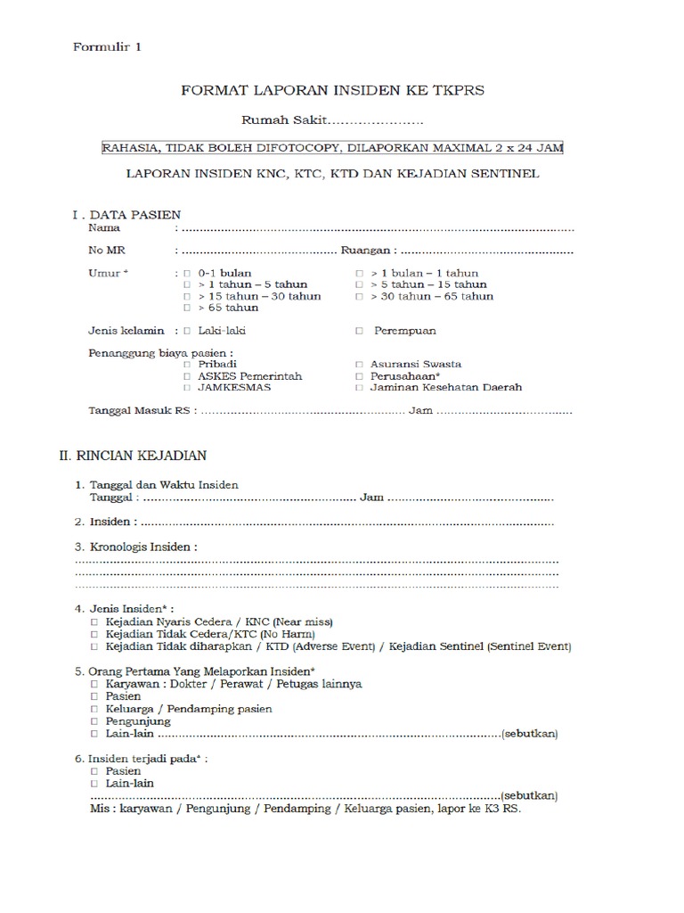 Form Ikp | PDF