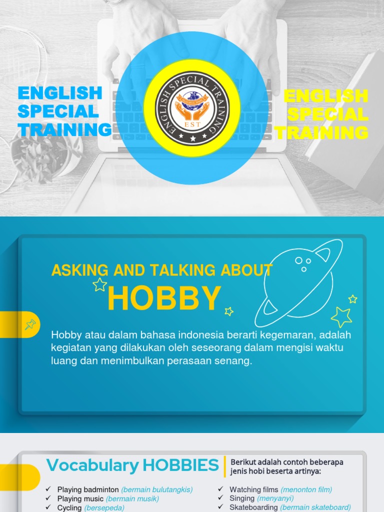 Asking and Talking About Hobby | PDF | Seni & Disiplin Bahasa | Kajian ...