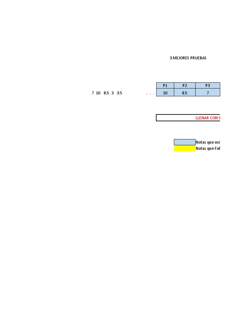 Como Hace Los Promedios. Formato | PDF