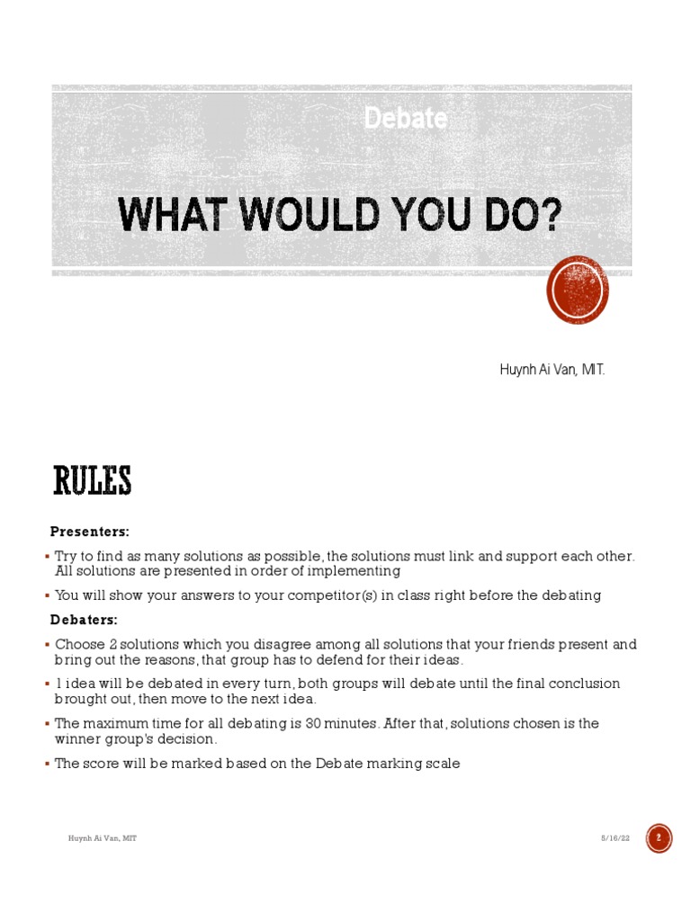 Debate Topics | PDF | Business