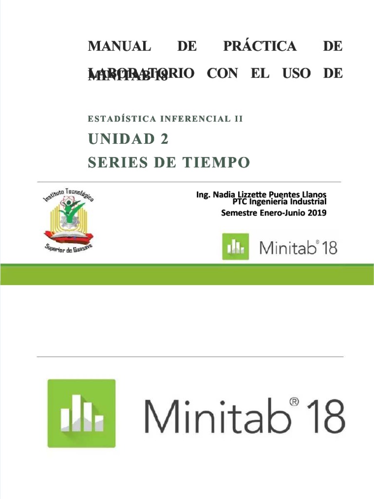 Uso de Minitab 18 en Series de Tiempo | PDF