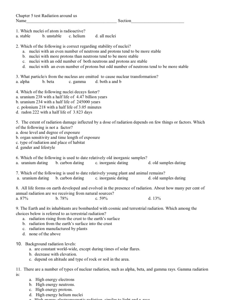 SEO-Optimized Document Title | PDF | Radioactive Decay | Neutron
