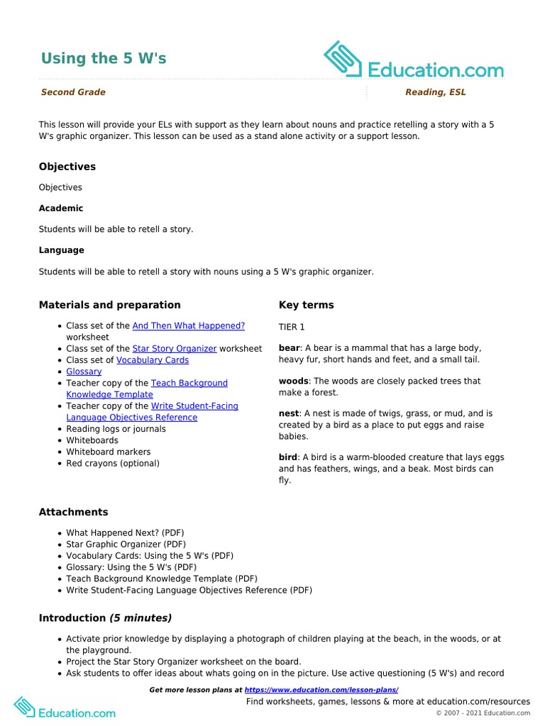 Usr - Local - SRC - Education - Com - Files - Static - Lesson Plans - El Support Lesson Using ...