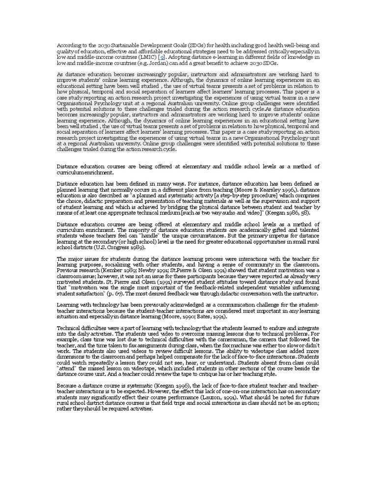 RRL prt.2 | PDF | Distance Education | Teachers RRL prt.2 | PDF | Distance Education | Teachers