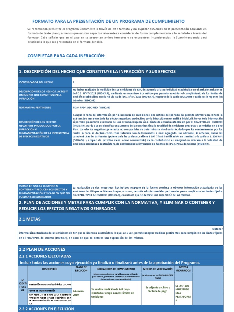 Programa de Cumplimiento | PDF