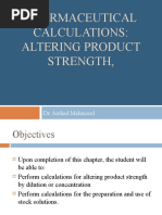 Pharmaceutical Calculation | PDF | Mass Concentration (Chemistry ...