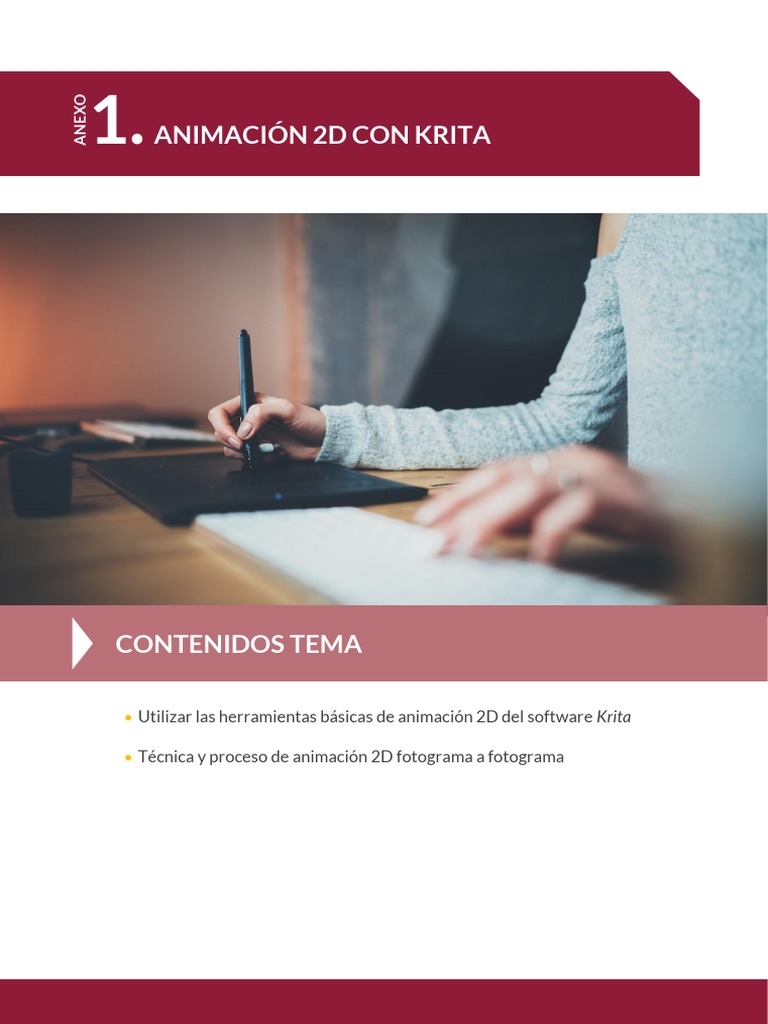 Anexo1 Animacion2D Con Krita | PDF | Animación | Herramientas