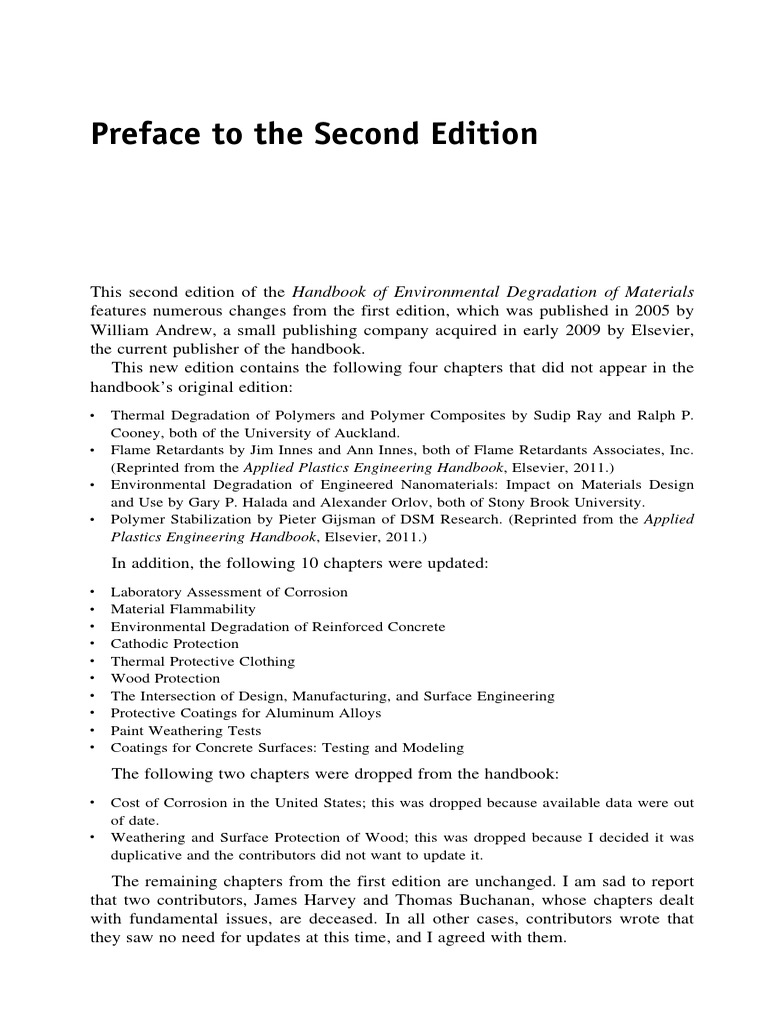 Preface-to-the-Second-Edit_2012_Handbook-of-Environmental-Degradation-of-Mat | PDF | Corrosion ...