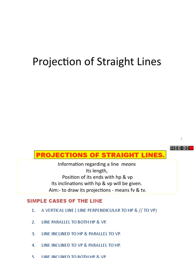 Projection of Lines | PDF | Angle | Geometry