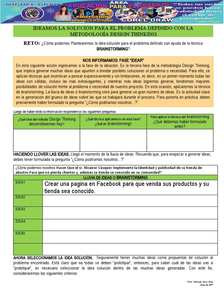 Lluvia de IDEAS - PNI | PDF | Lluvia de ideas | Cognición