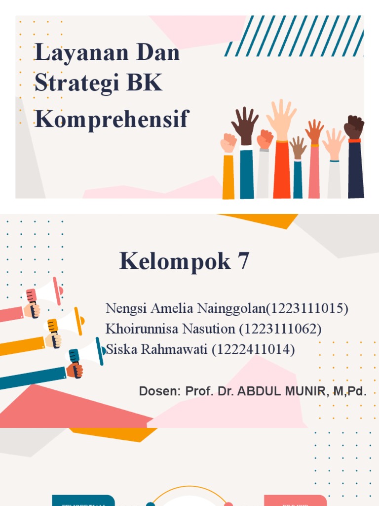 Layanan Dan Strategi BK Komprehensif KEL 7 | PDF
