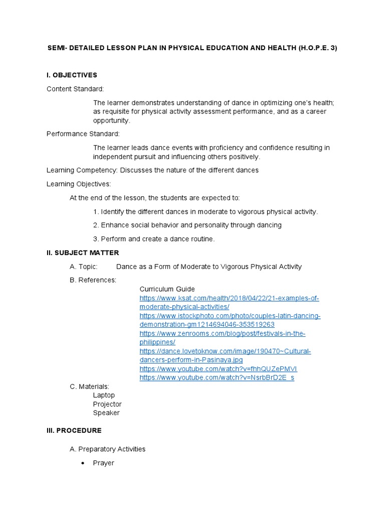 Lesson Plan COT 1 2021 2022 | PDF | Learning | Lesson Plan