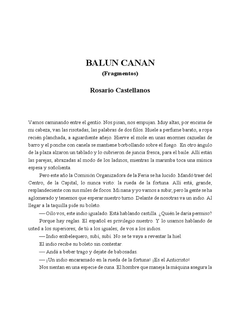 Balun Canan | PDF