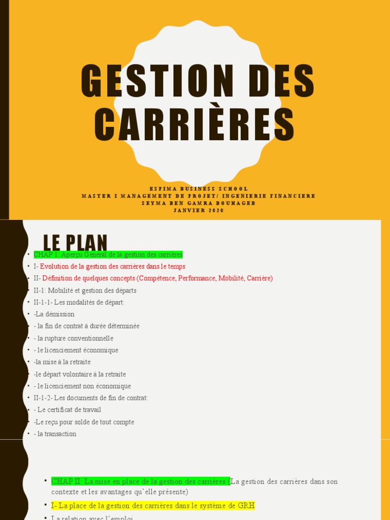 Gestion des carrières : Concepts et enjeux | PDF | Recrutement | Business