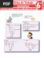 Laberinto de Sumas y Restas de Fracciones | PDF