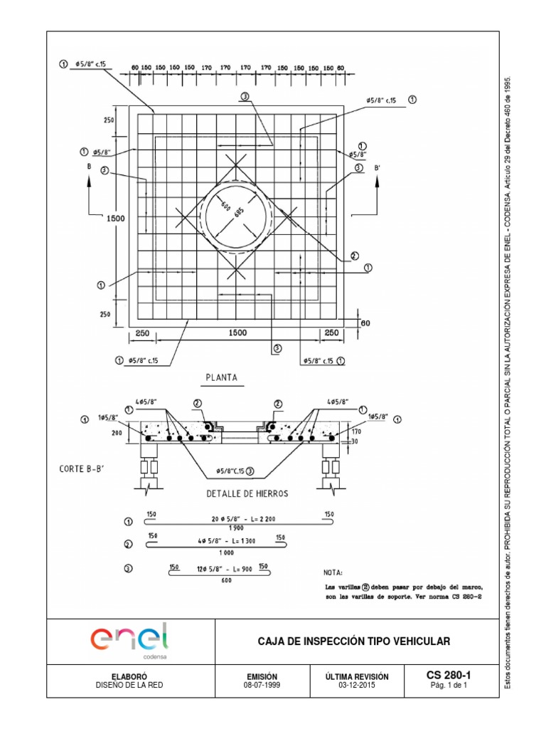 Cs 280-1 Parrilla Tipo Vehicular | PDF
