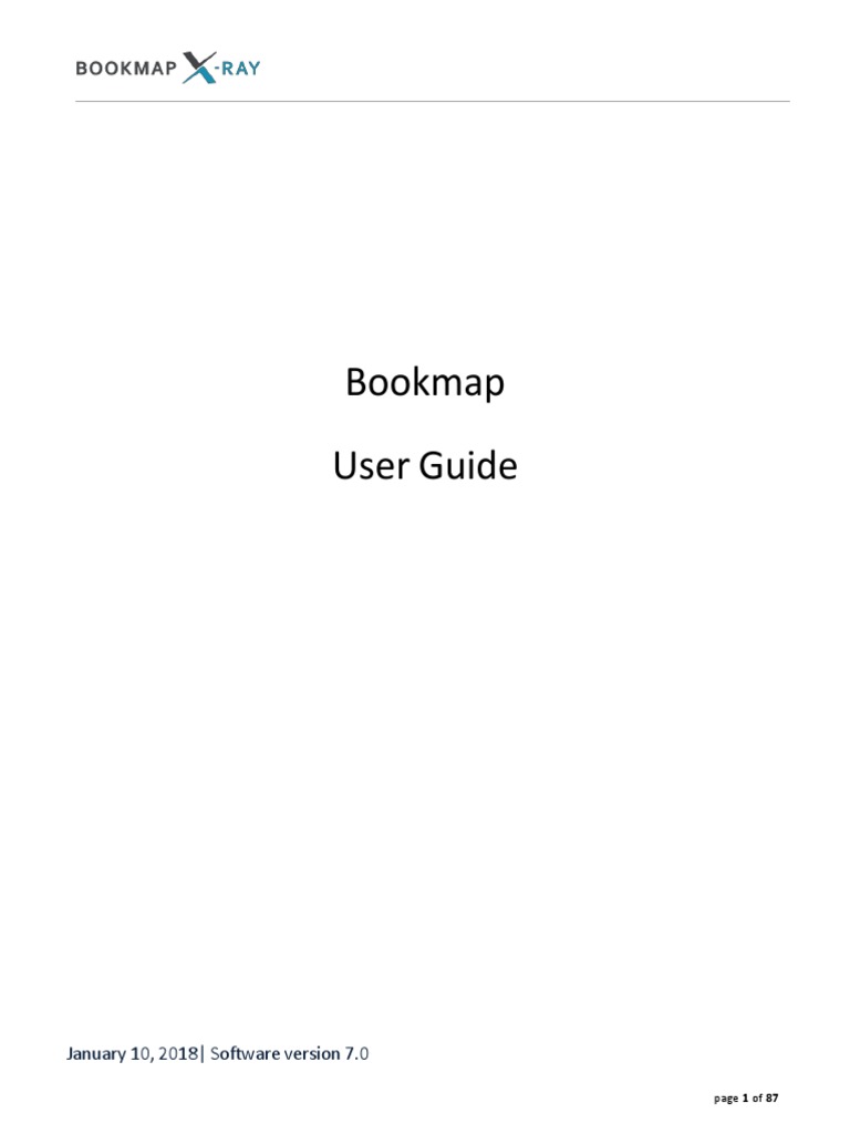 Bookmap User Guide 7.0 | PDF | Icon (Computing) | Cursor (User Interface)
