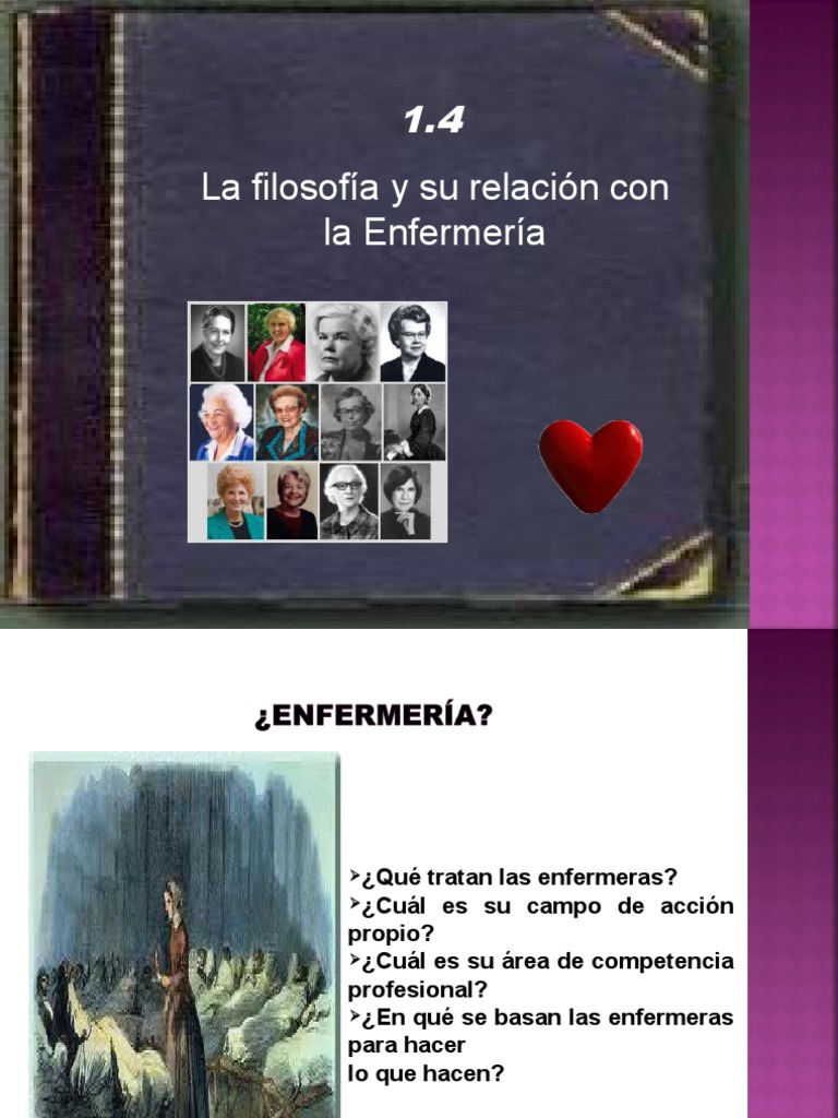 1.4 Filosofia Enfermeria 1 | PDF | Enfermería | Razón
