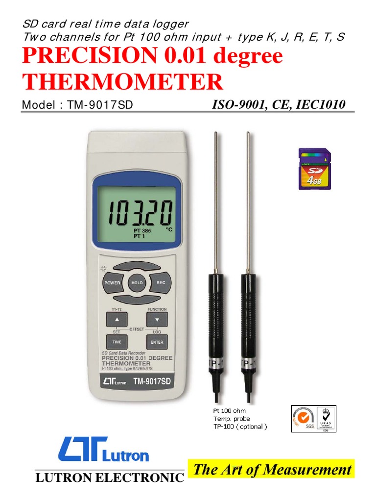 Lutron SD Card Data Logger Overview | PDF | Personal Computers ...