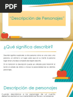 Descripción de Personajes | PDF