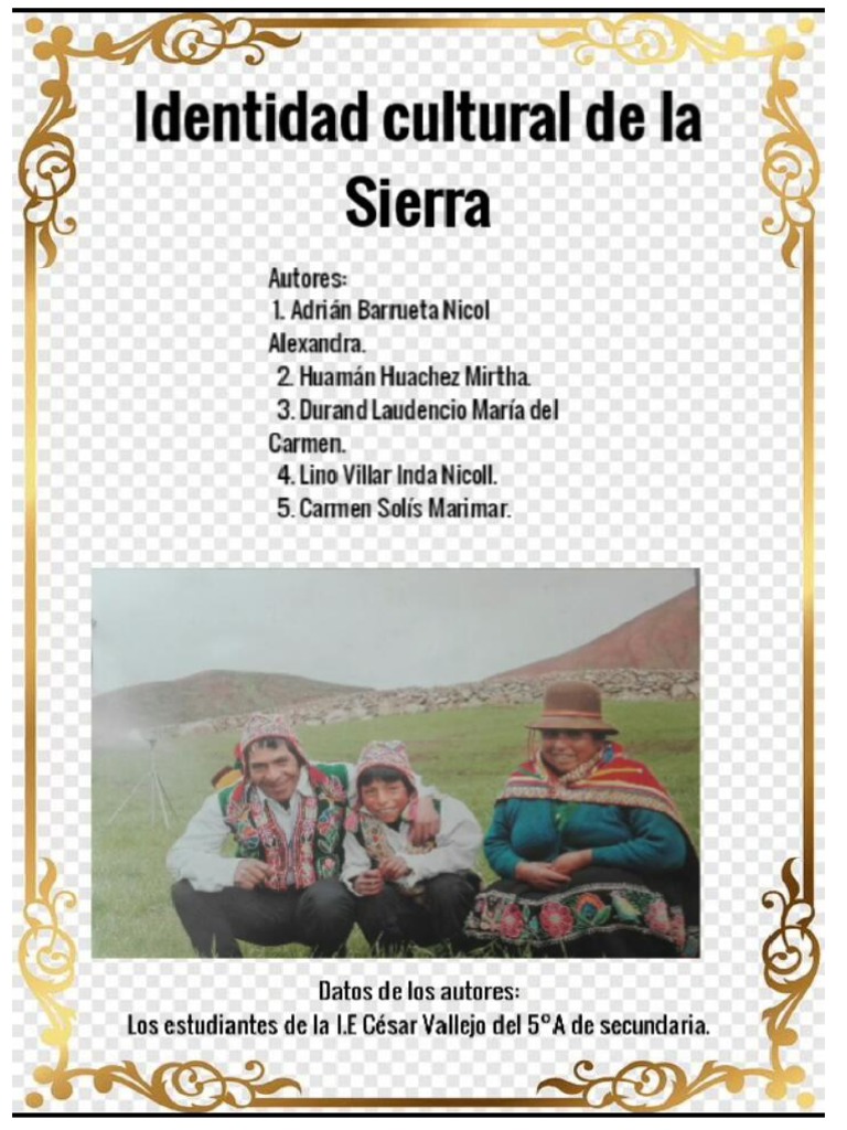 Identidad Cultural del Qapchi Ayacuchano | PDF | Estudios de idiomas ...