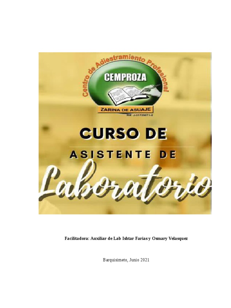 Guia N01 Lab Clinico Cemproza | PDF | Laboratorios | Lavado de manos