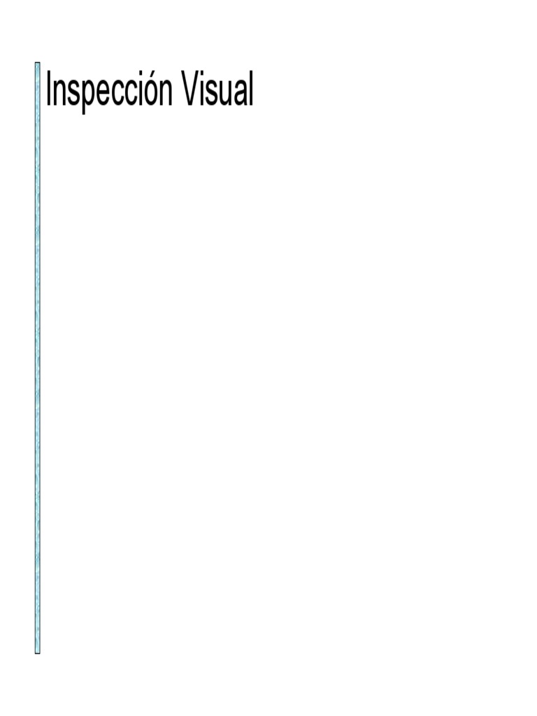Inspeccion Visual | PDF | Percepción visual | Ojo humano