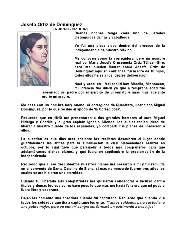 Josefa Ortiz | PDF