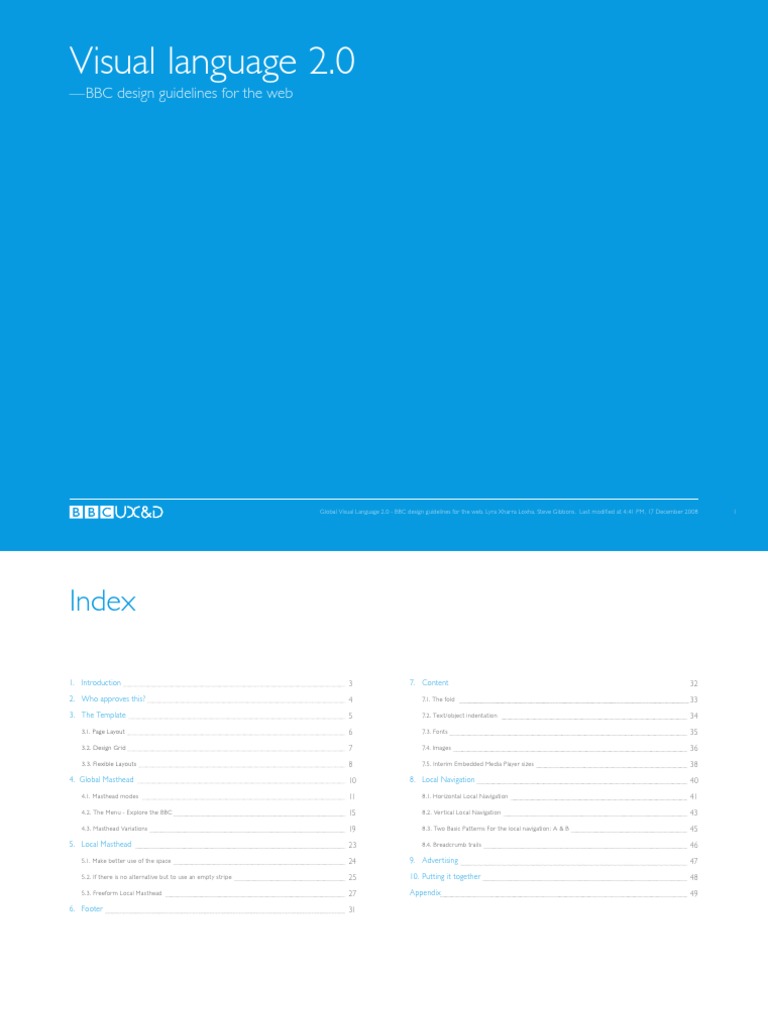Global Visual Language 2.0 | PDF | Page Layout | Typefaces