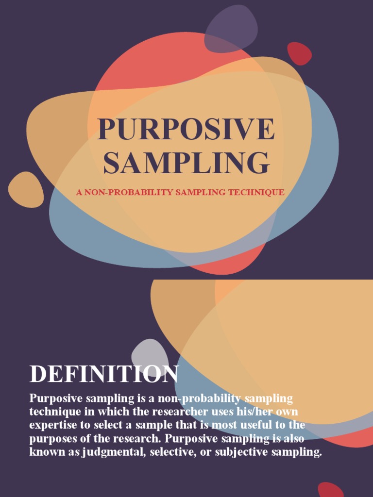 Purposive Sampling | PDF | Sampling (Statistics) | Deviance (Sociology) Purposive Sampling | PDF | Sampling (Statistics) | Deviance (Sociology)