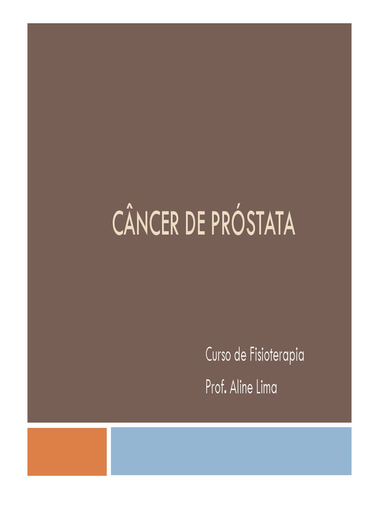 Aula-Câncer de Próstata PDF | PDF | Câncer | Câncer de próstata