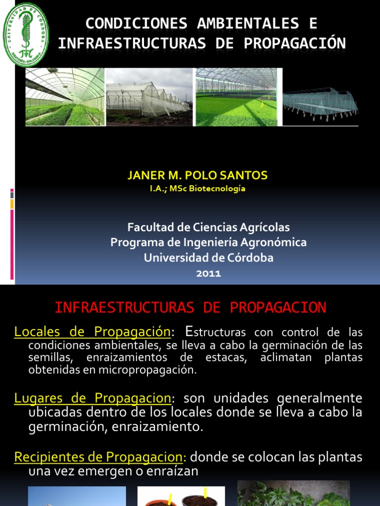 Clase5. Condiciones Ambientales e Infraestructuras (II) . | PDF ...