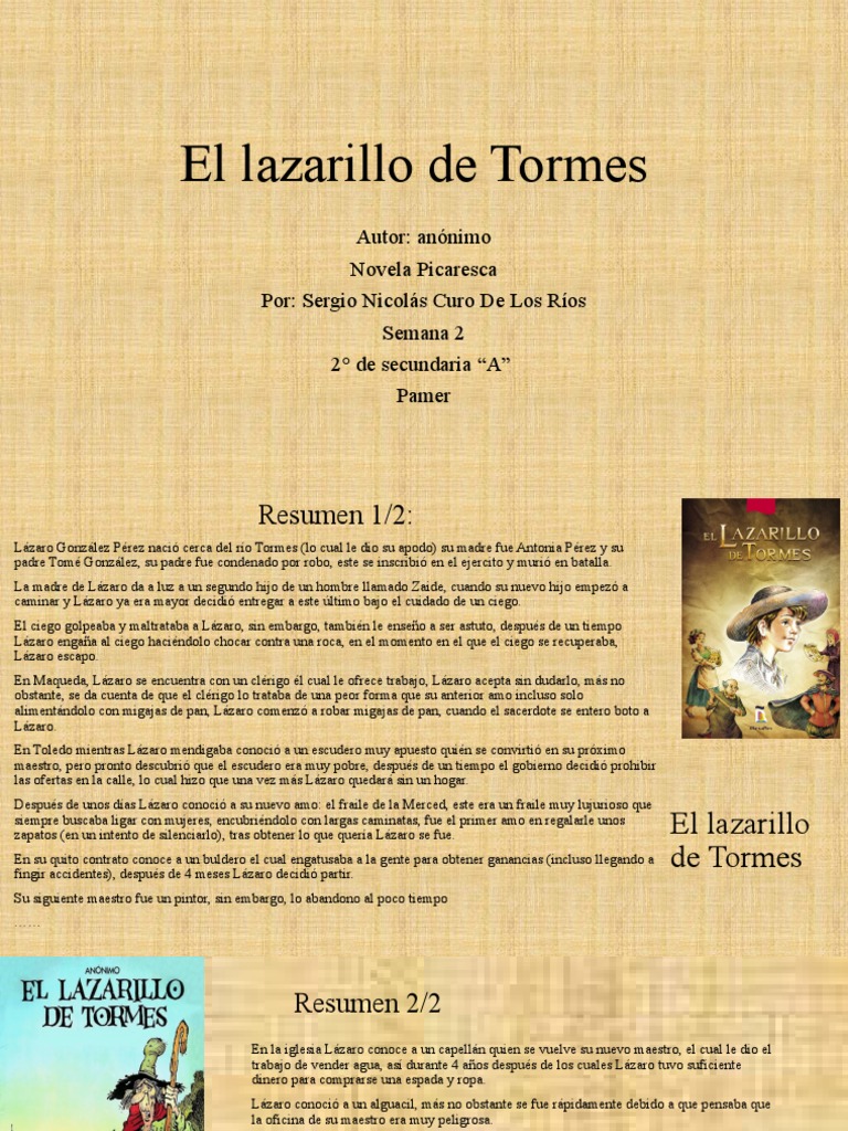 El Lazarillo de Tormes | PDF