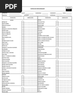 Check List - Fresadora | PDF | Vehículos | Tecnología de vehículos
