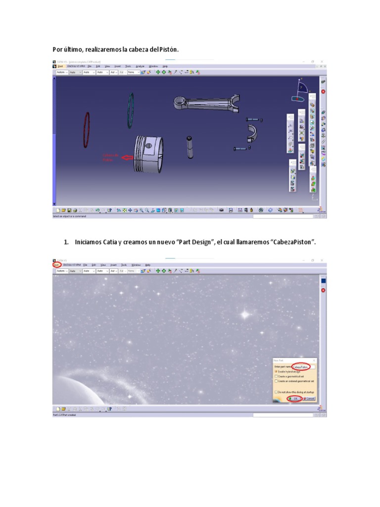 Tutorial Cabeza Piston | PDF