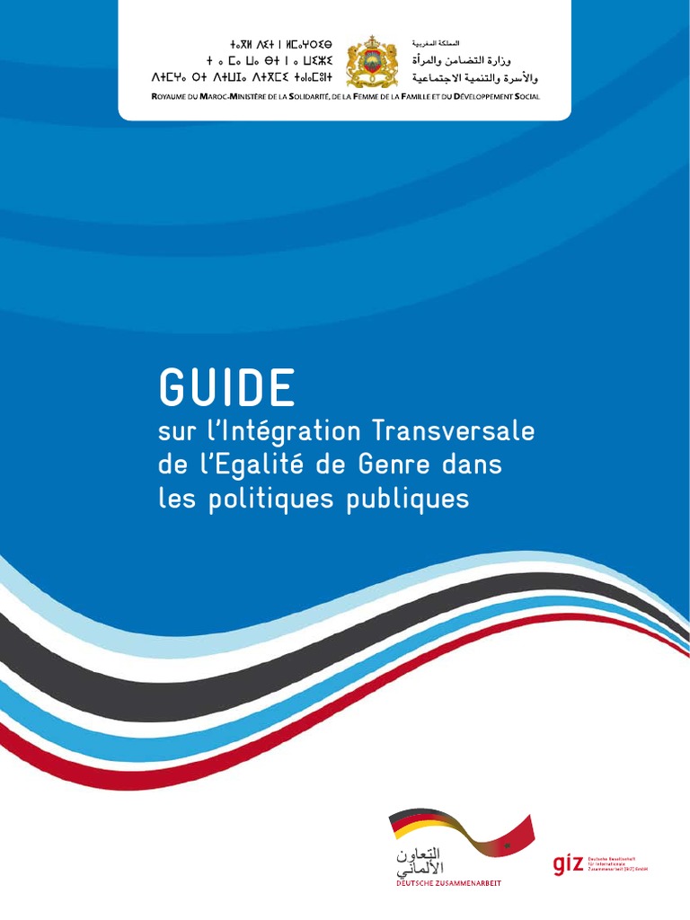 Guide Sur L Int Gration Transversale de L Egalit de Genre 1646690114 ...