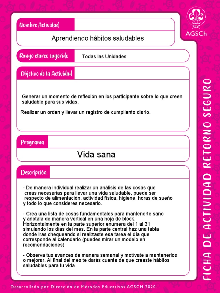 Crea Hábitos Saludables | PDF