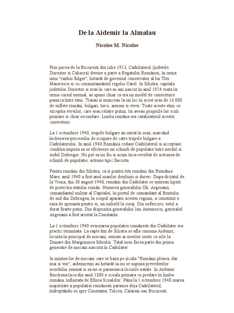 1940 - Cadrilater de La Aidemir La Almalau | PDF