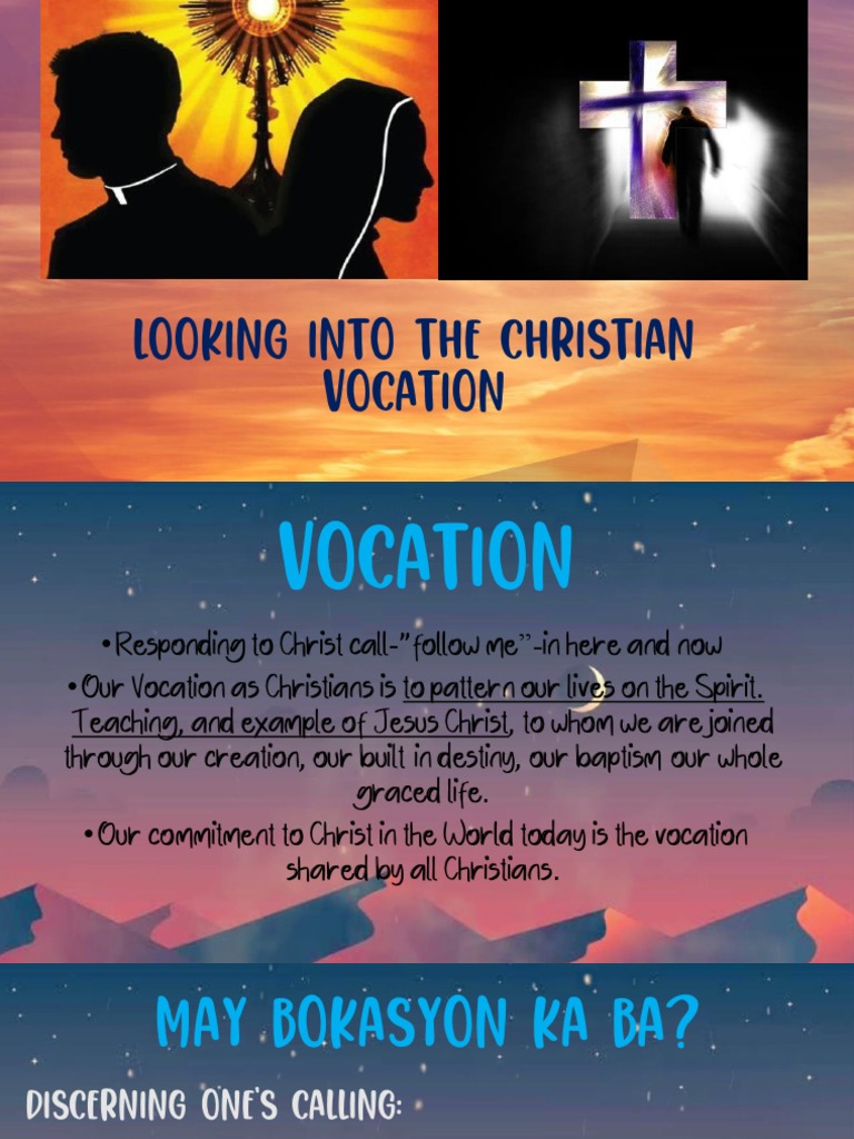 Christian Vocation | PDF | Prayer | Laity