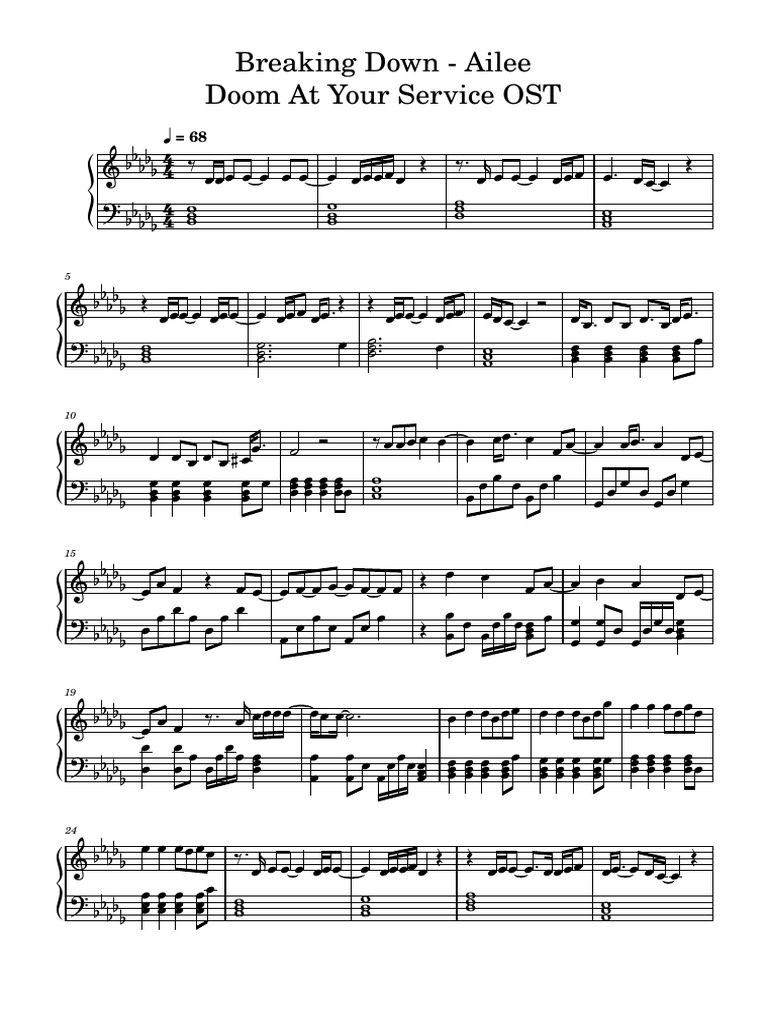 Breaking Down Ailee Doom at Your Service OST | PDF