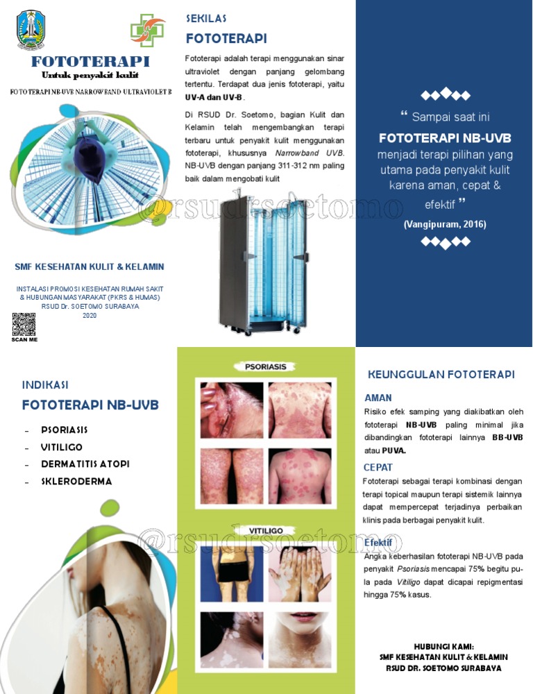 NB-UVB Fototerapi: Terapi Pilihan untuk Penyakit Kulit | PDF