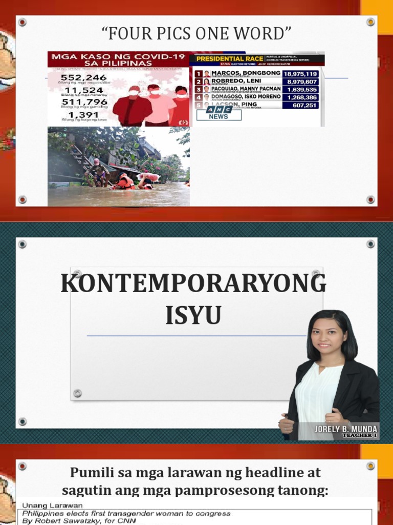 Kontemporaryong Isyu Week 1 Q1 | PDF